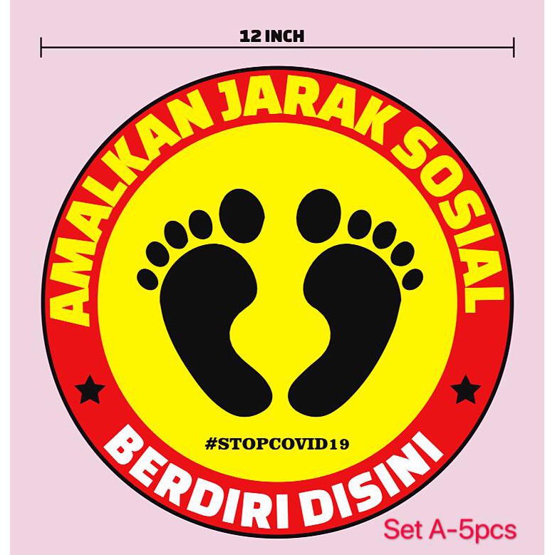 Covid 19 Social distance, Amalkan Jarak Sosial, Mencegah covid 19 ...
