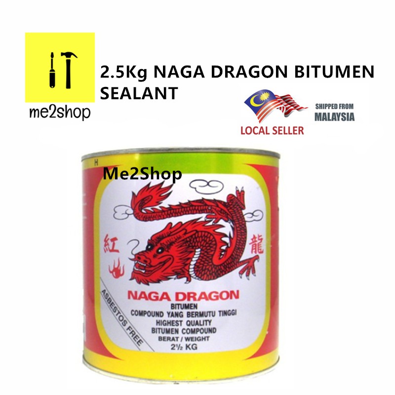 2.5Kg NAGA DRAGON BITUMEN SEALANT/BITUMEN TAMBAH ZINK | Shopee Malaysia