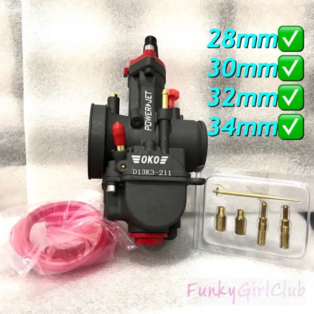 KR150 Racing Carburetor 28mm/30mm/32mm/34mm (Modify) - OKO | Shopee Malaysia