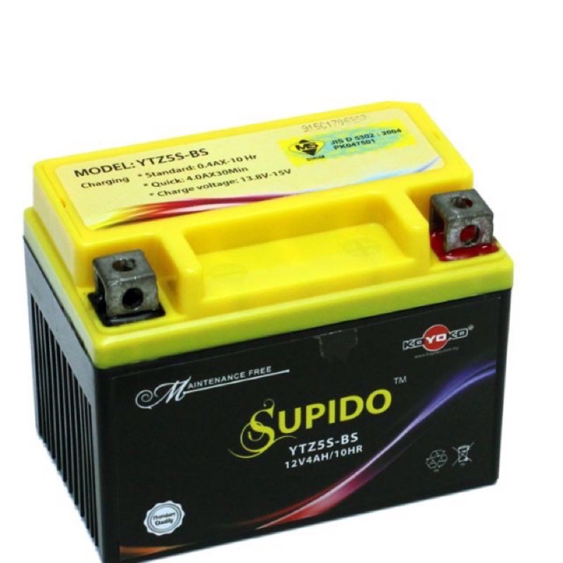 Battery Koyoko Supido YtZ5 Wave125 Y15zr Srl115 Ex5 Wave100 Gt128 ...