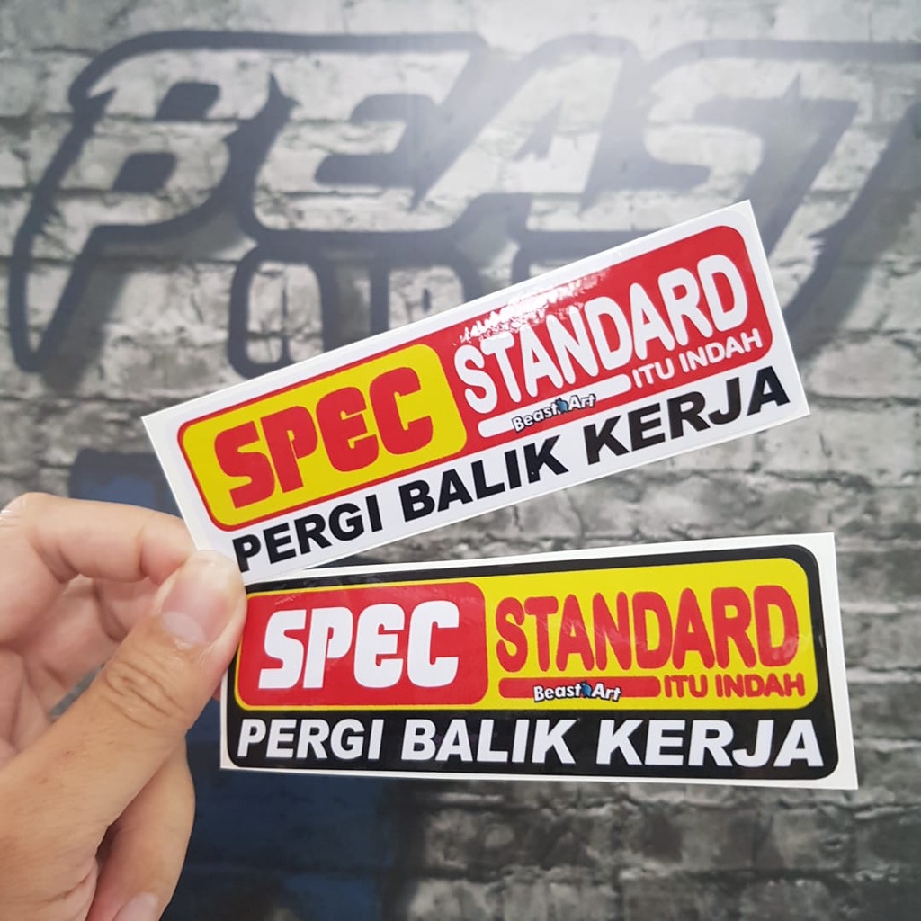 Spec Pergi kerja balik kerja / Spec Standard Pergi Balik Kerja / Spec ...