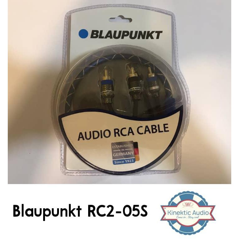 BLAUPUNKT RC2-05S - AUDIO RCA CABLE / 2 channel / 0.5m / 1.6ft/wire for ...