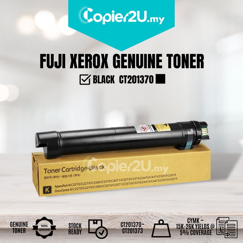 Original Fuji Xerox CT201370 Black Toner for Fuji Xerox Apeosport ...