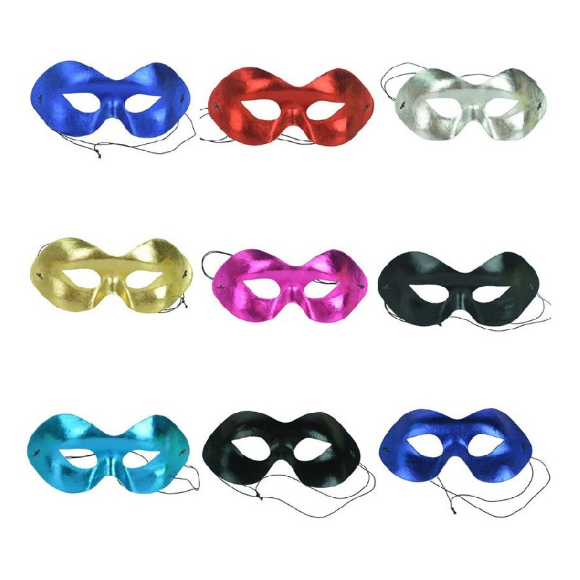 Glossy Bandit Eye Mask for Theme Party Masquerade Costume Halloween ...