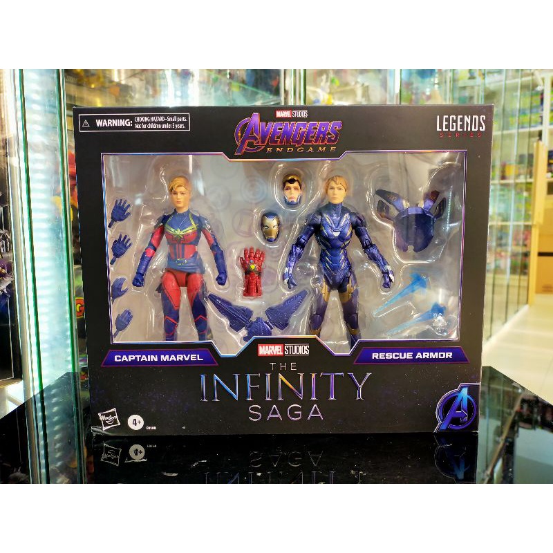 Hasbro Marvel Legends The Infinity Saga 2-Pack Captain Marvel & Rescue ...