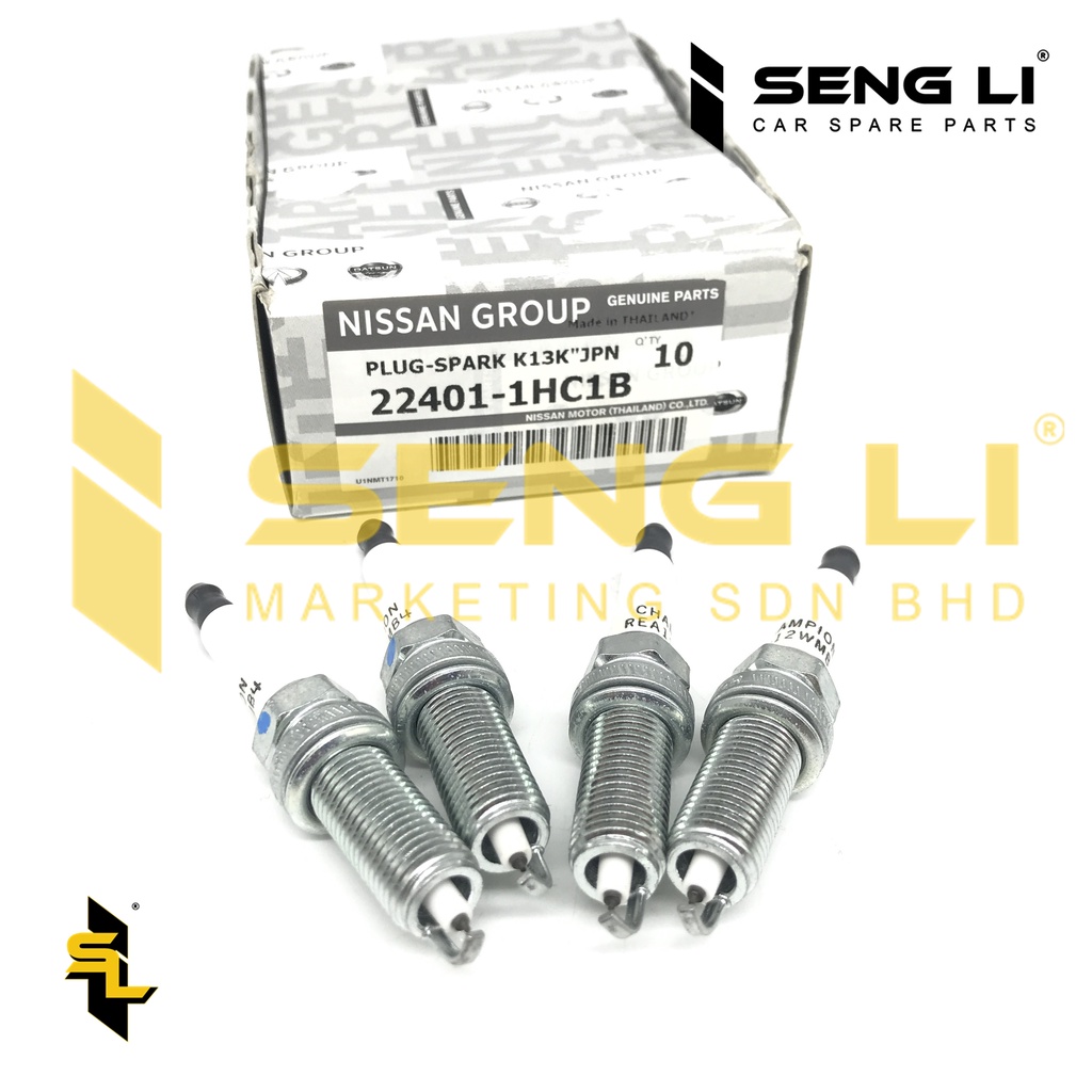 ORIGINAL/GENUINE NISSAN IRIDIUM SPARK PLUG 4PCS-NISSAN ALMERA/ LIVINA ...