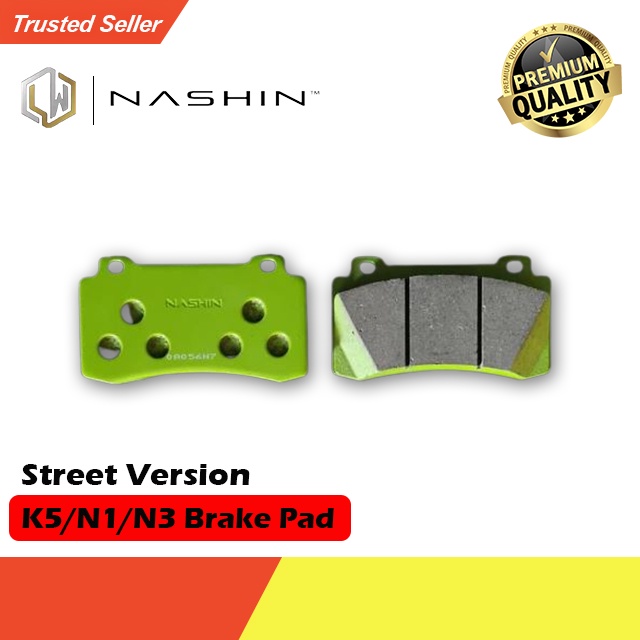 Nashin Performance Brake Pad - Nashin Brake Kit K5 / N1 / N3 | Shopee ...
