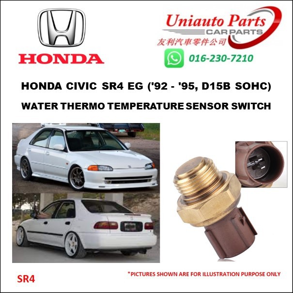 HONDA CIVIC SR4 EG ('92 - '95, D15B SOHC) WATER THERMO TEMPERATURE ...