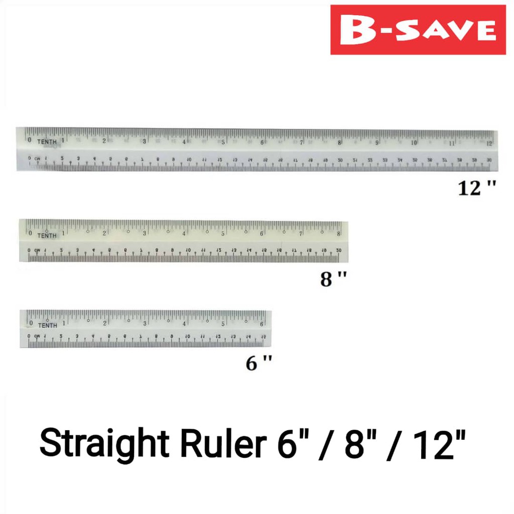 Straight Ruler / Bendable / Soft / Flexible Plastic Student Ruler / Pembaris 15cm / 20cm / 30cm ...