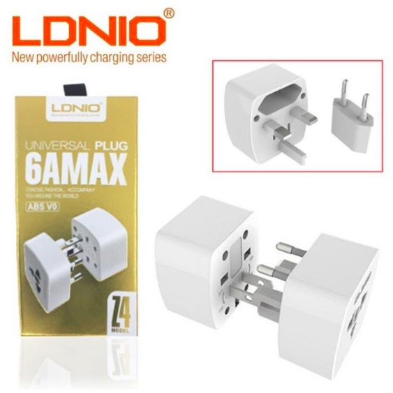 LDNIO Z4 Universal Plug 6A Max All in One Travel Plug for EU US AU UK ...