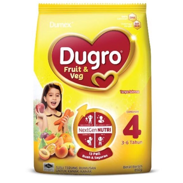 DUMEX DUGRO FRUIT & VEG STEP 4 / STEP 3 EXP 2022 | Shopee Malaysia