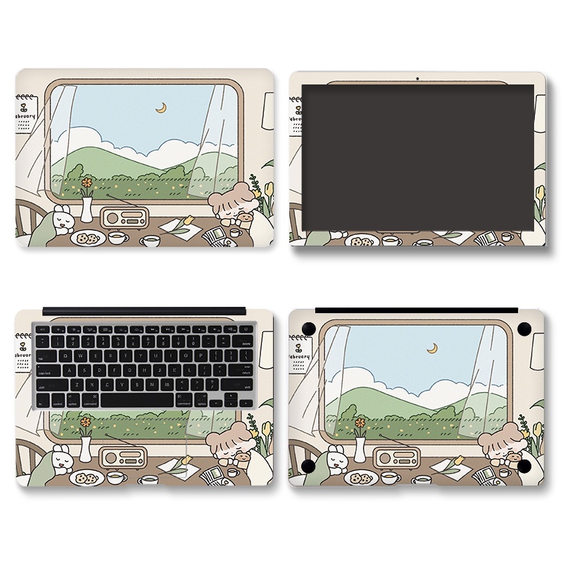 4 cute stickers for girls laptop protection stickers computer ...