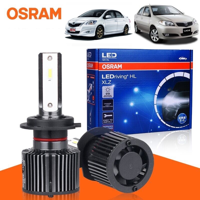 Osram LED Driving HL XLZ 6000K LED Headlight For Toyota Vios ncp42 ...