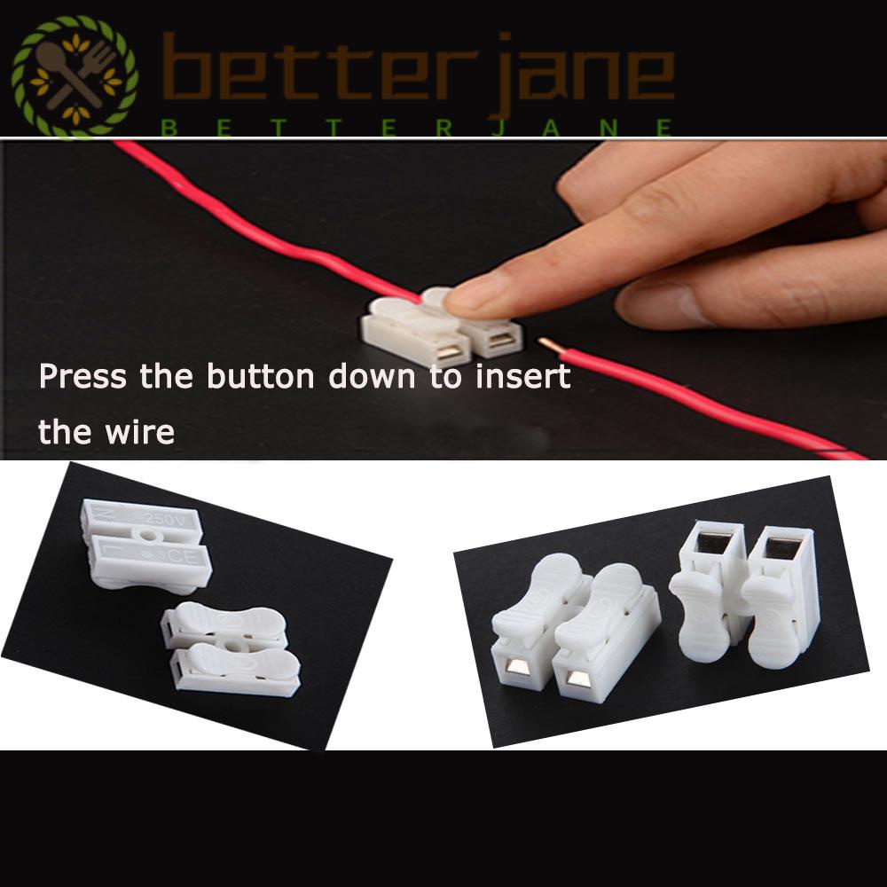 JANE 30PCS White Durable Quick High Quality Brand New Spring Connector Wire | Shopee Malaysia