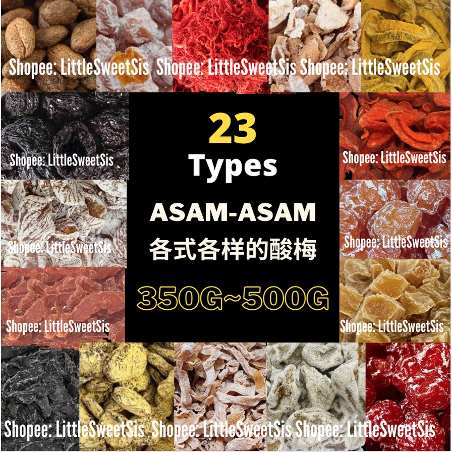 ASAM MANIS HITAM/ASAM MANIS MERAH/ PRUNE KERING/ BUAH CINTA / ASAM ...