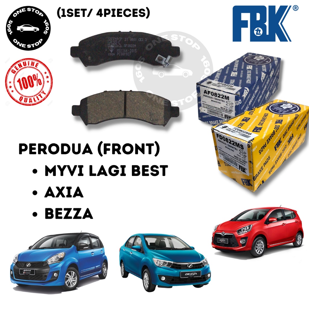 PERODUA MYVI LAGI BEST 1.3 1.5 2011-2016 AXIA BEZZA DEPAN/FRONT FBK ...