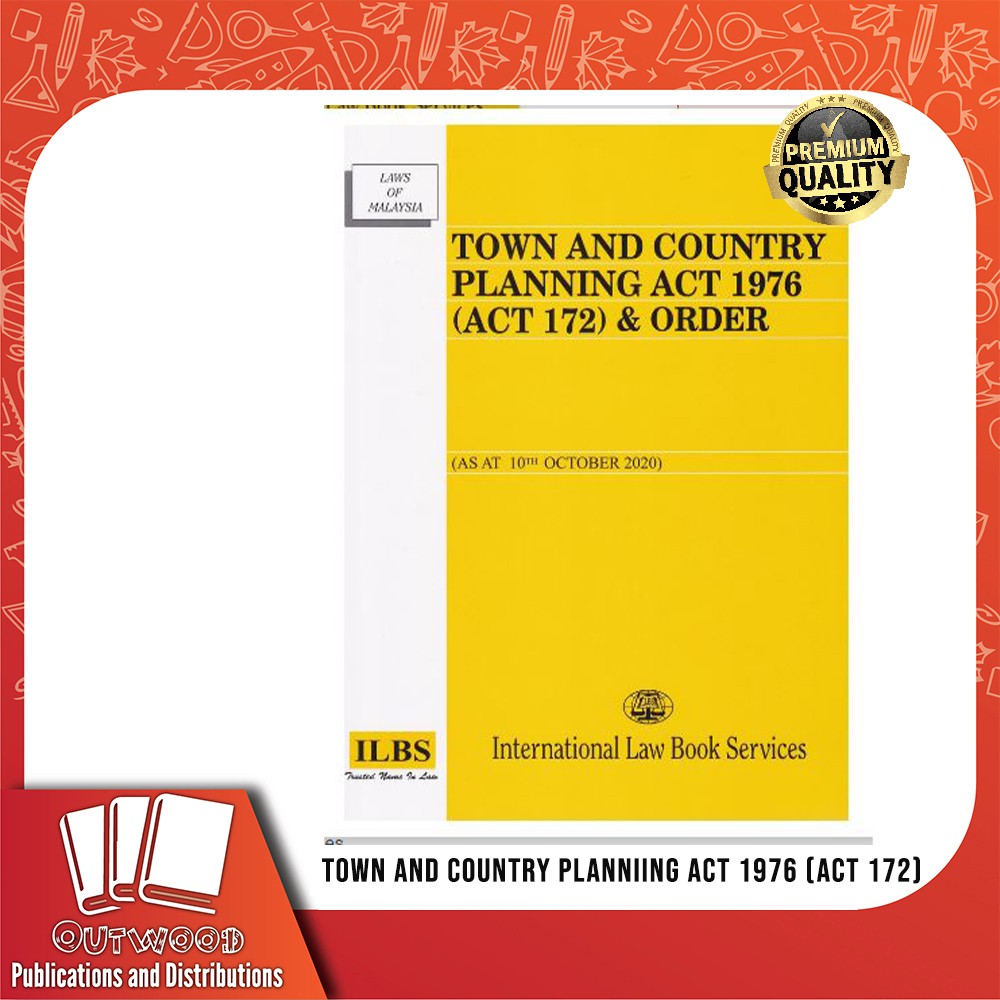 Town And Country Planniing Act 1976 (Act 172) & Order (10 October 2020 ...