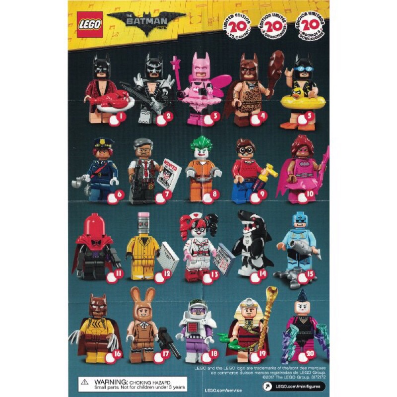 Lego 71017 ~ The Batman Movie Minifigure | Shopee Malaysia