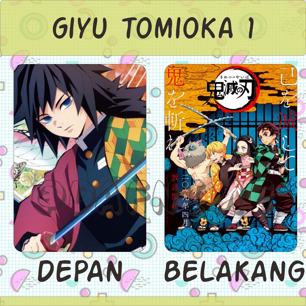 Demon SLAYER KIMETSU NO YAIBA ANIME EDITION PHOTOCARD | Shopee Malaysia