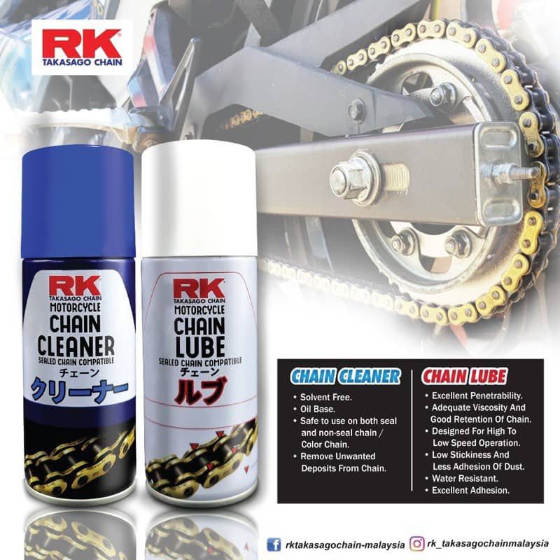 RK CHAIN LUBE (MINYAK RANTAI) AND RK CHAIN CLEANER(PENCUCI RANTAI ...