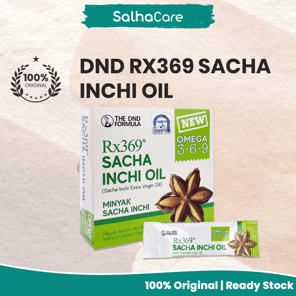 DND RX369 Sacha Inchi Oil - Dr Nordin Darus | SalhaCare | Shopee Malaysia