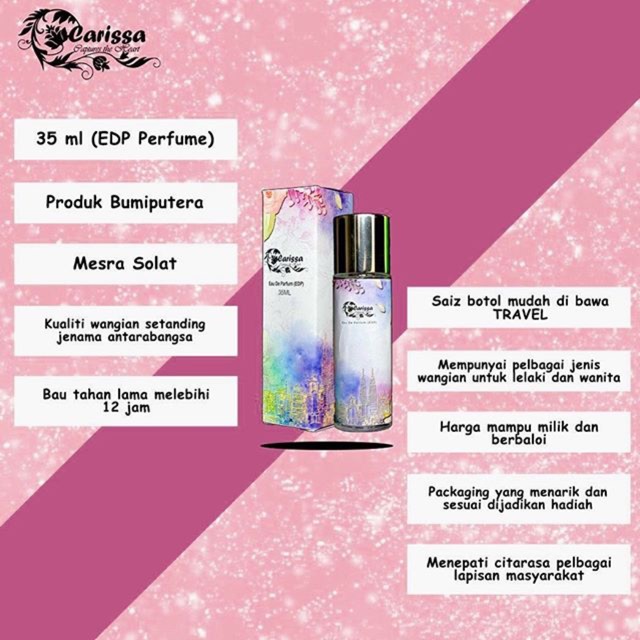 Inspired Perfume(Carissa) | Shopee Malaysia