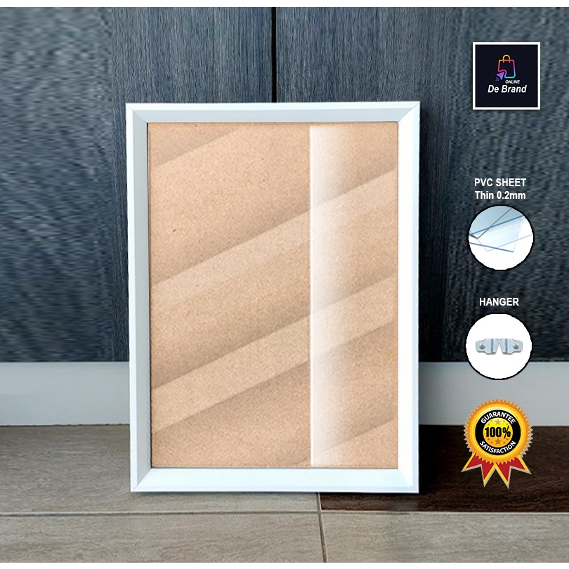 Triangle White Frame 8RW A4 A3 Photo PVC Sheet Frame | Family | Shopee ...