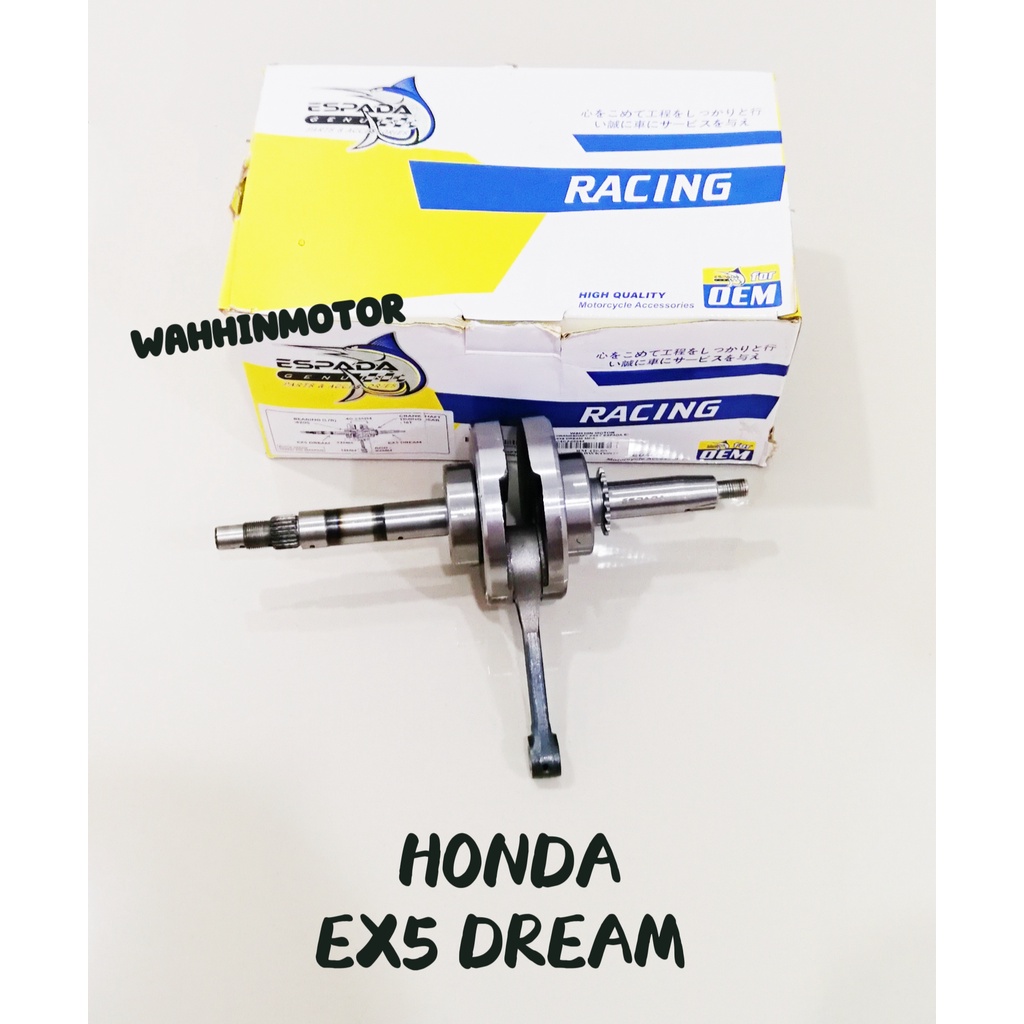 100% ORIGINAL ESPADA EX5 HIGH POWER EX5 DREAM WAVE100 RACING JET 2MM ...