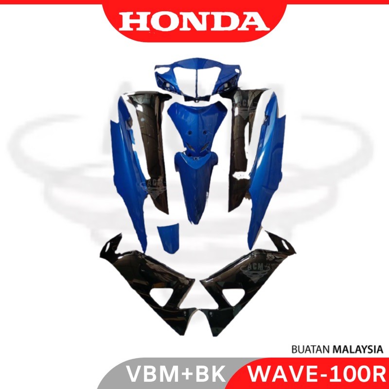 HONDA Wave100R Body Cover Set Coverset Body Kit Color Parts Wave 100 R ...