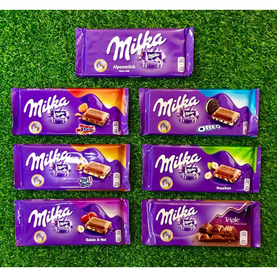Milka Chocolate Bar 100g | Shopee Malaysia