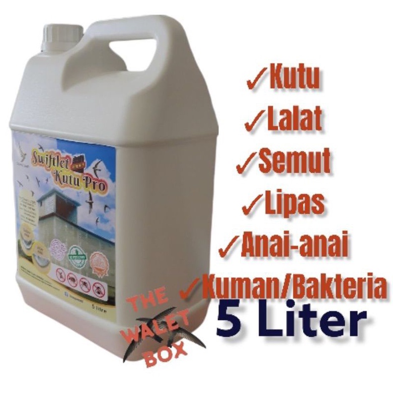 Swiftlet Kutu Pro 5L Membasmi Hama Dalam Rumah Walit | Shopee Malaysia