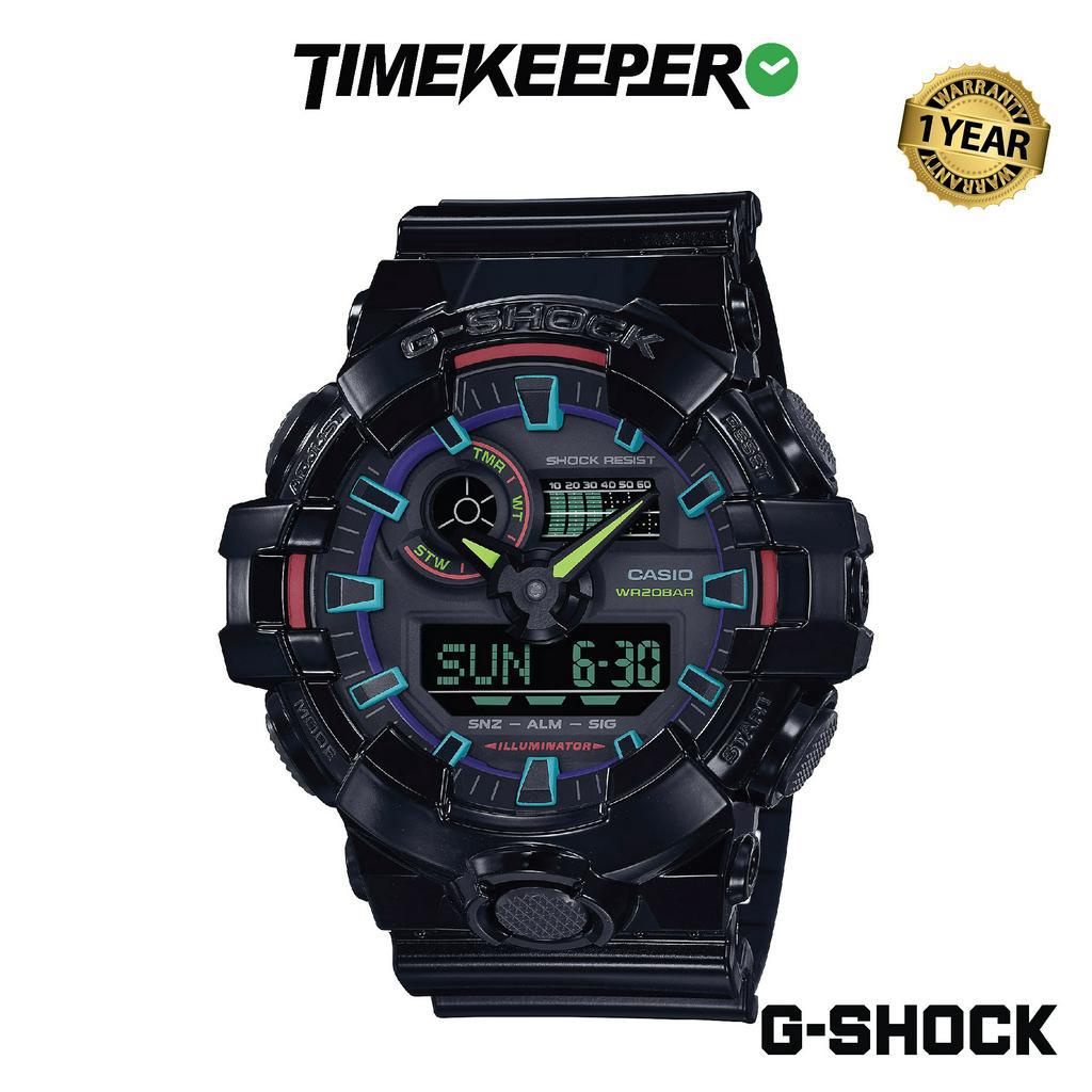 Casio G-Shock GA700/ GA-700 Series/ GA-700RGB-1A/ GA700RGB-1A Men's ...