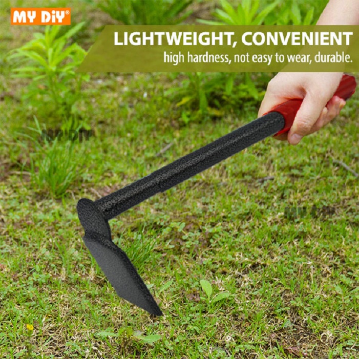 MYDIYHOMEDEPOT - Gardening Tools Metal Mini Hoe Rake Double Sided Hoe ...