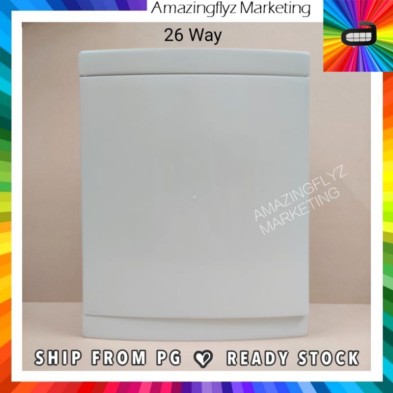 Spare Part TC PVC 26Way MCB Box DB Box | Shopee Malaysia