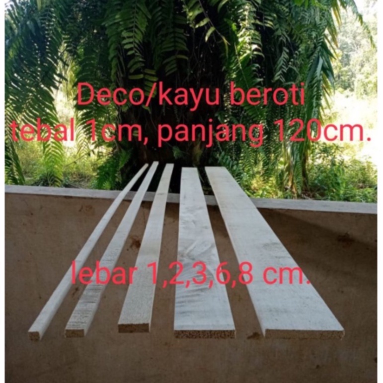 Deco 12mm - 80mm l Kayu DIY l Kayu beroti RBT (tebal 12mm) | Shopee ...