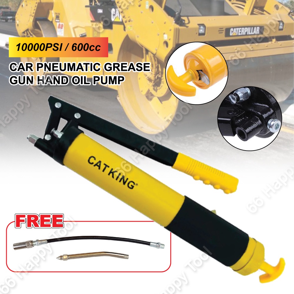 Car Pneumatic Grease Gun Hand Oil Pump 600cc Catking Car Pressure 10000 ...