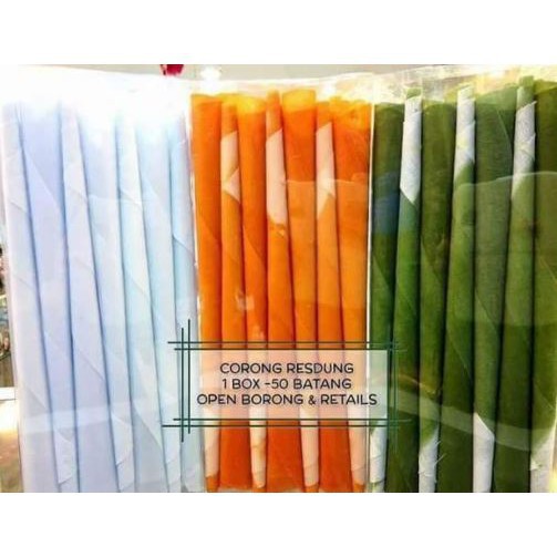 (1 BOX) ROKOK RESDUNG Corong Resdung Asap Resdung Lilin Mengurangkan ...