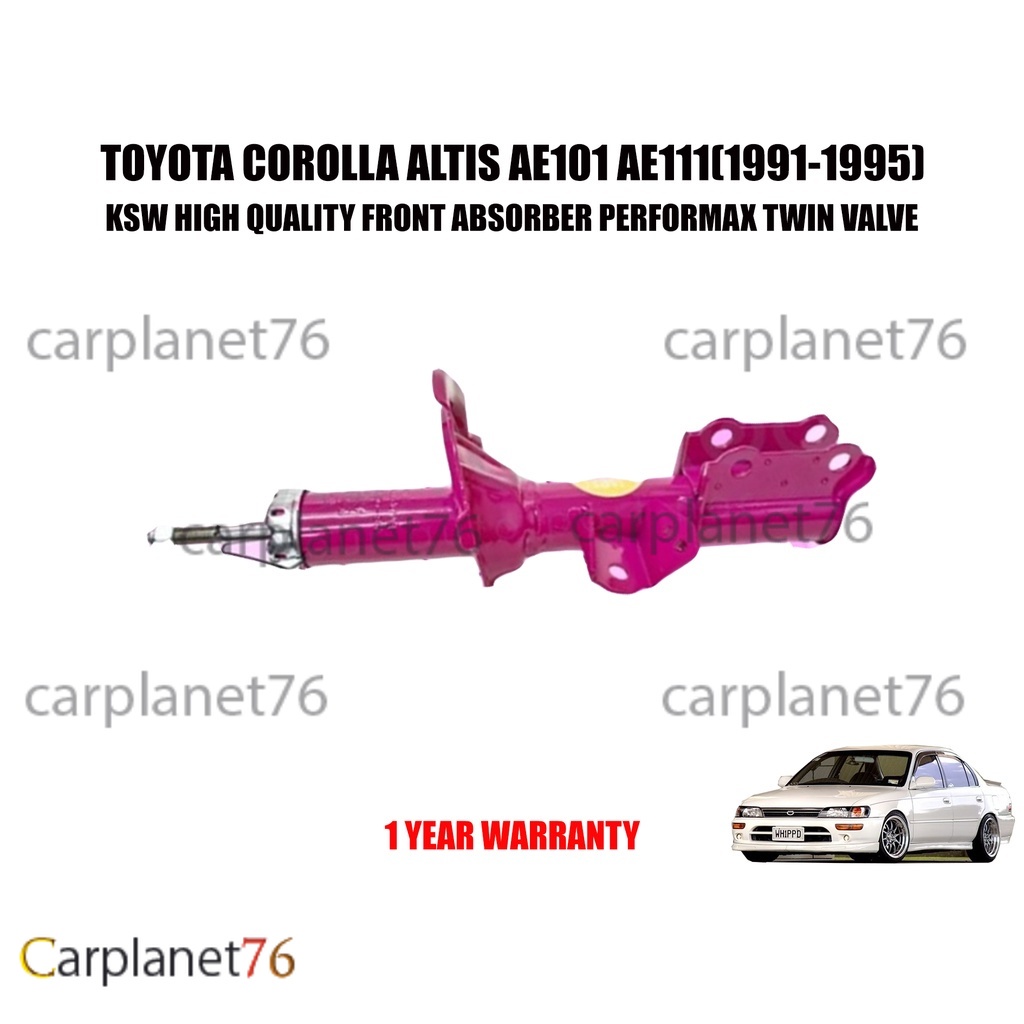 TOYOTA COROLLA SEG AE101 AE111 (1991-1995) FRONT ABSORBER PERFORMAX ...
