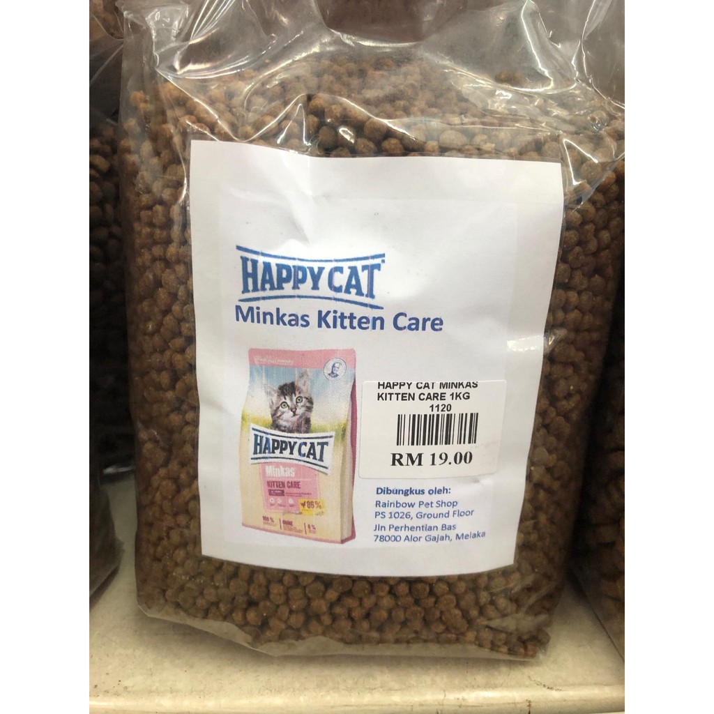 Happy Cat Minkas Kitten Repack 1Kg | Shopee Malaysia