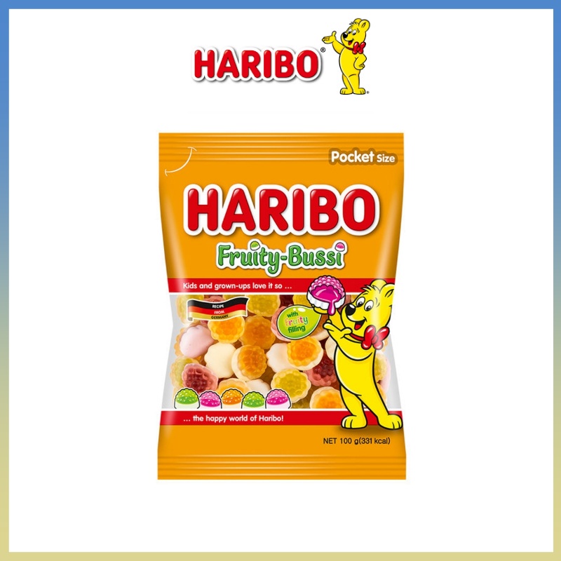 [HARIBO] Fruity-Bussi Gummy Candy, Jelly, 100g | Shopee Malaysia