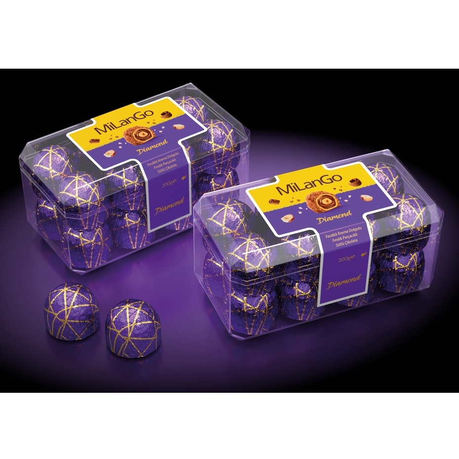 Milango Diamond Hazelnut Chocolate 200G | Shopee Malaysia