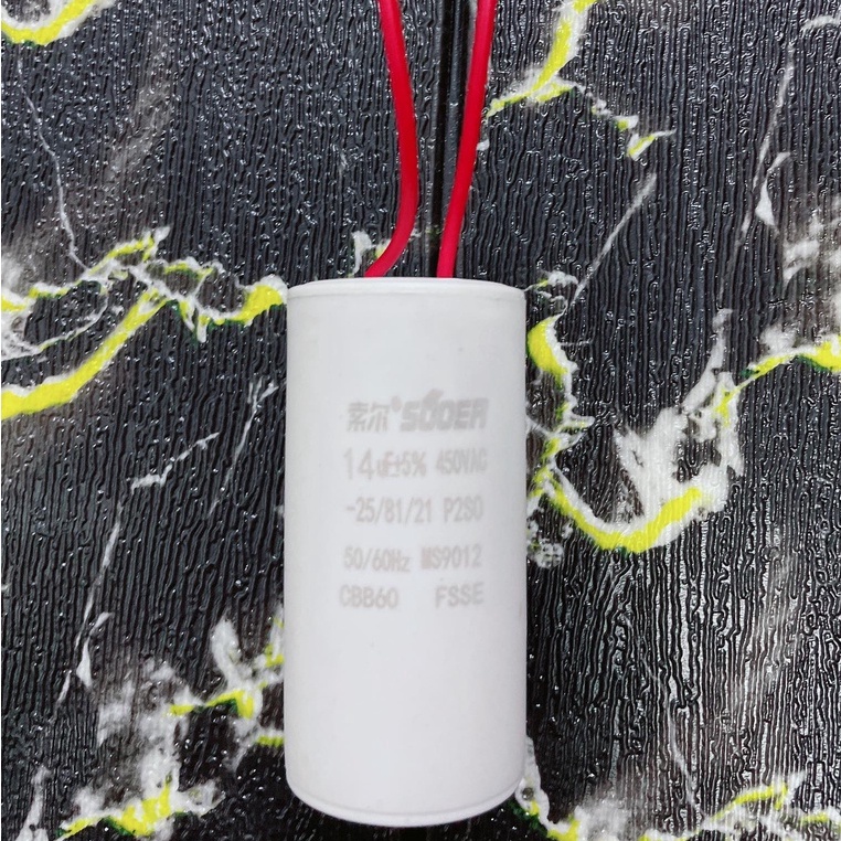 fan capacitor with 2 wayar / small application two wayar capacitor / 2 ...