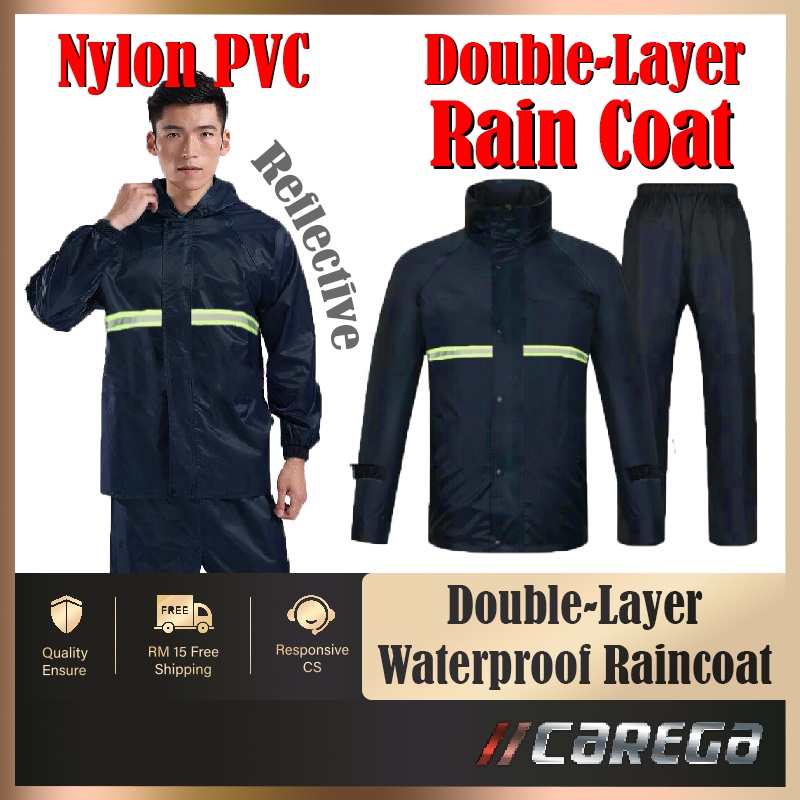 Motor Raincoat Rainsuit Baju Hujan Motorcycle Bike Bicycle Rain PVC ...
