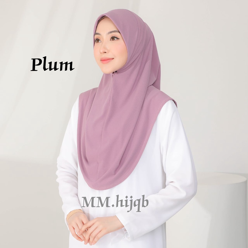 Tudung Sarung Moscrepe Sarimah Plain Instant READY STOCK SIZE M L | Shopee Malaysia