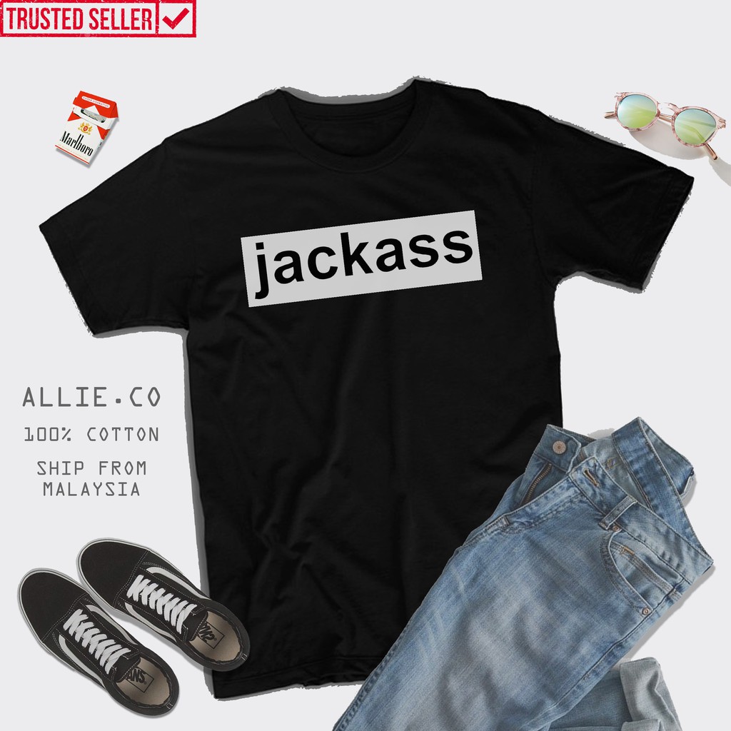 JACKASS TSHIRT MEN/GIRL 100% COTTON MALAYSIA | Shopee Malaysia