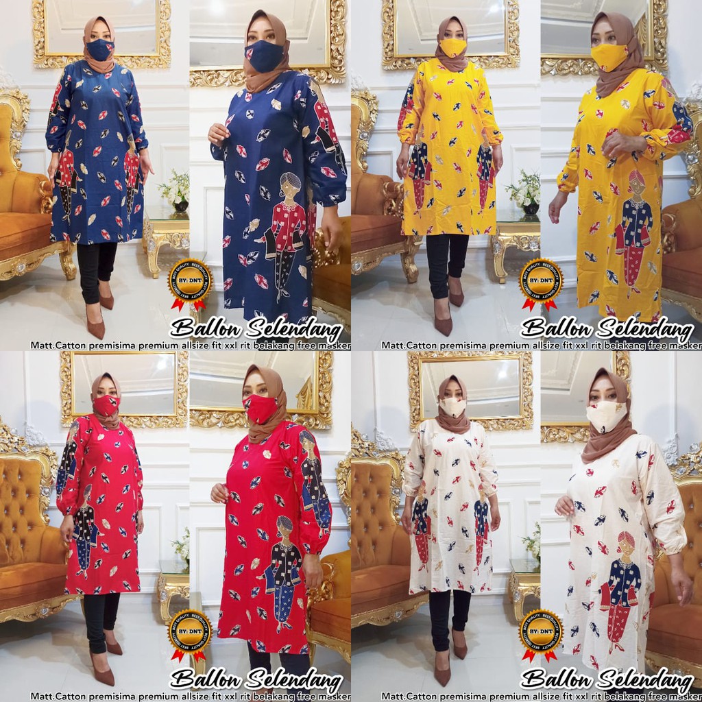 Batik Tunic Tops Cotton Batik Motifs Variations // Batik Tunic Jumbo ...