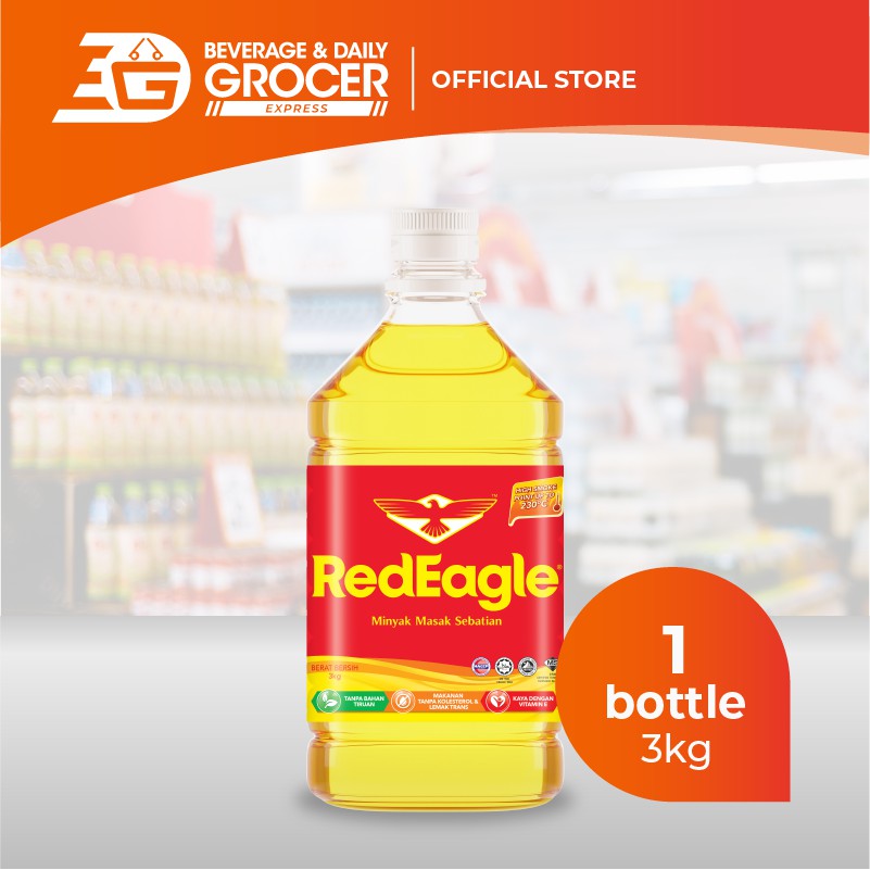 Red Eagle Cooking Oil 3kg (1 x 3kg) 1 Bottle | Shopee Malaysia