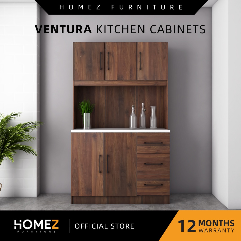 [FREE Shipping] Homez Ventura Series Kitchen Cabinets Tall Unit Kitchen ...