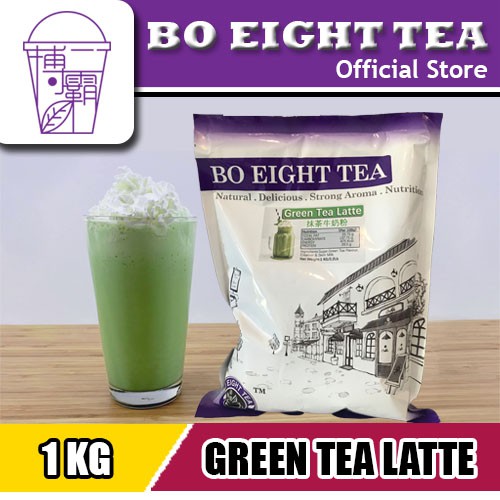 GREEN TEA LATTE POWDER 1KG 博霸抹茶牛奶粉 Matcha Instant Tea Mix Bubble Tea ...