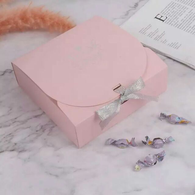 Pink "Sweet Day " Beautiful Gift Box Kraft Paper DIY Candy Box-Creative ...